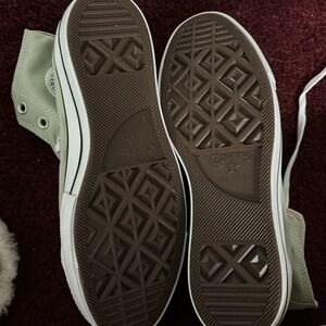 Converse | Shoes | Brand New Platform Sage Green Converse | Poshmark